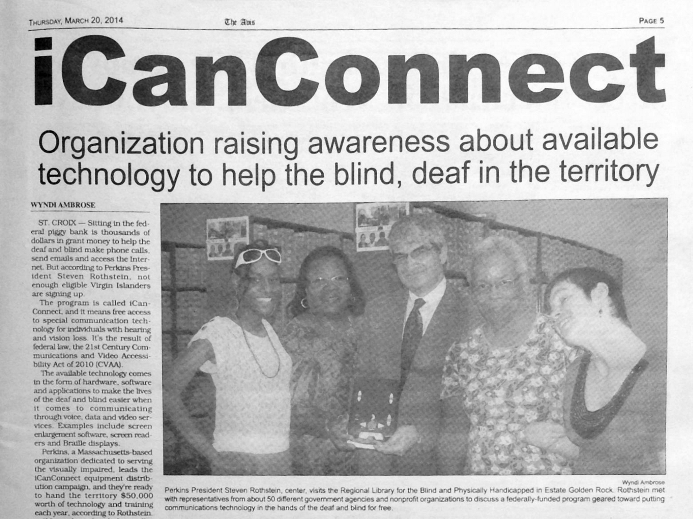 iCanConnect Covered in St. Croix Avis - iCanConnect
